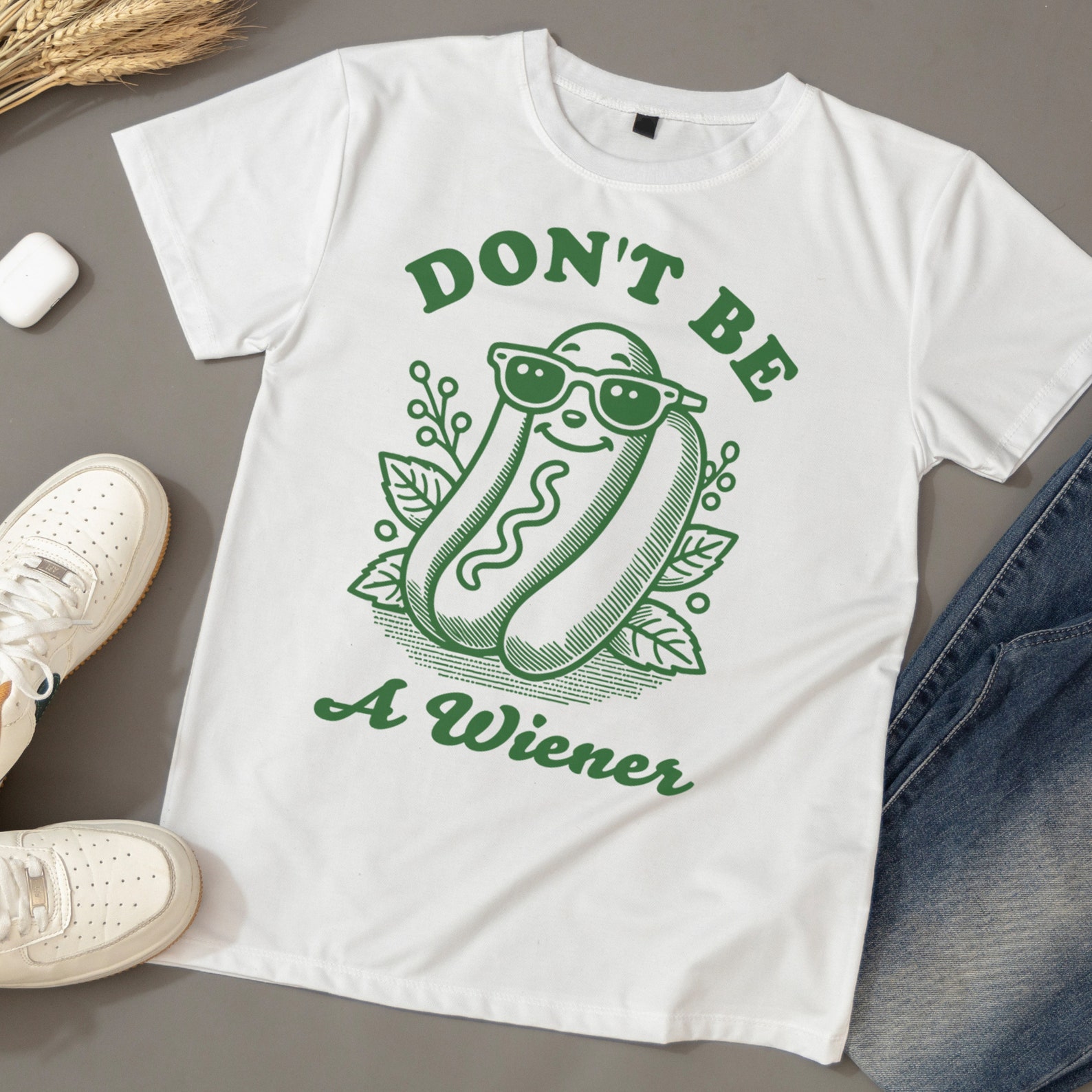 Don't Be A Wiener Png Svg, Wiener T-shirt Design, Humor Png, Trendy ...