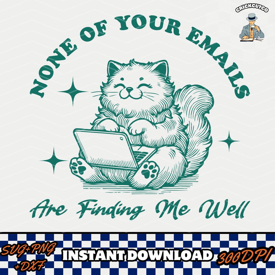 Grumpy Cat Email Sarcastic Design: SVG PNG DXF (digital Download) - Etsy
