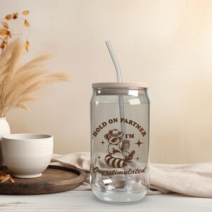 Hold on Partner I'm Overstimulated Png Svg, Trendy Vintage Retro Funny ...