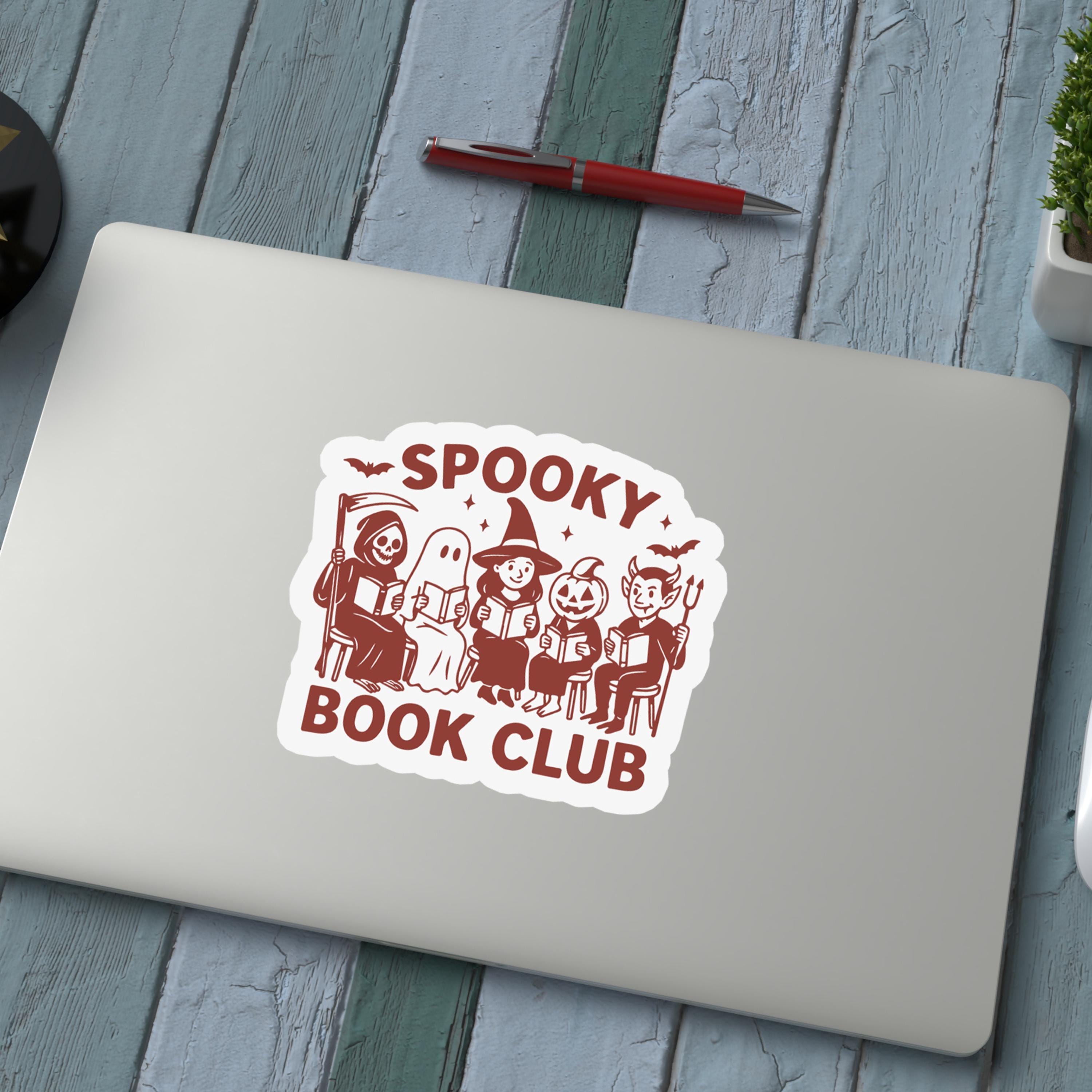Spooky Book Club Characters SVG PNG: Halloween Reading Design - Etsy