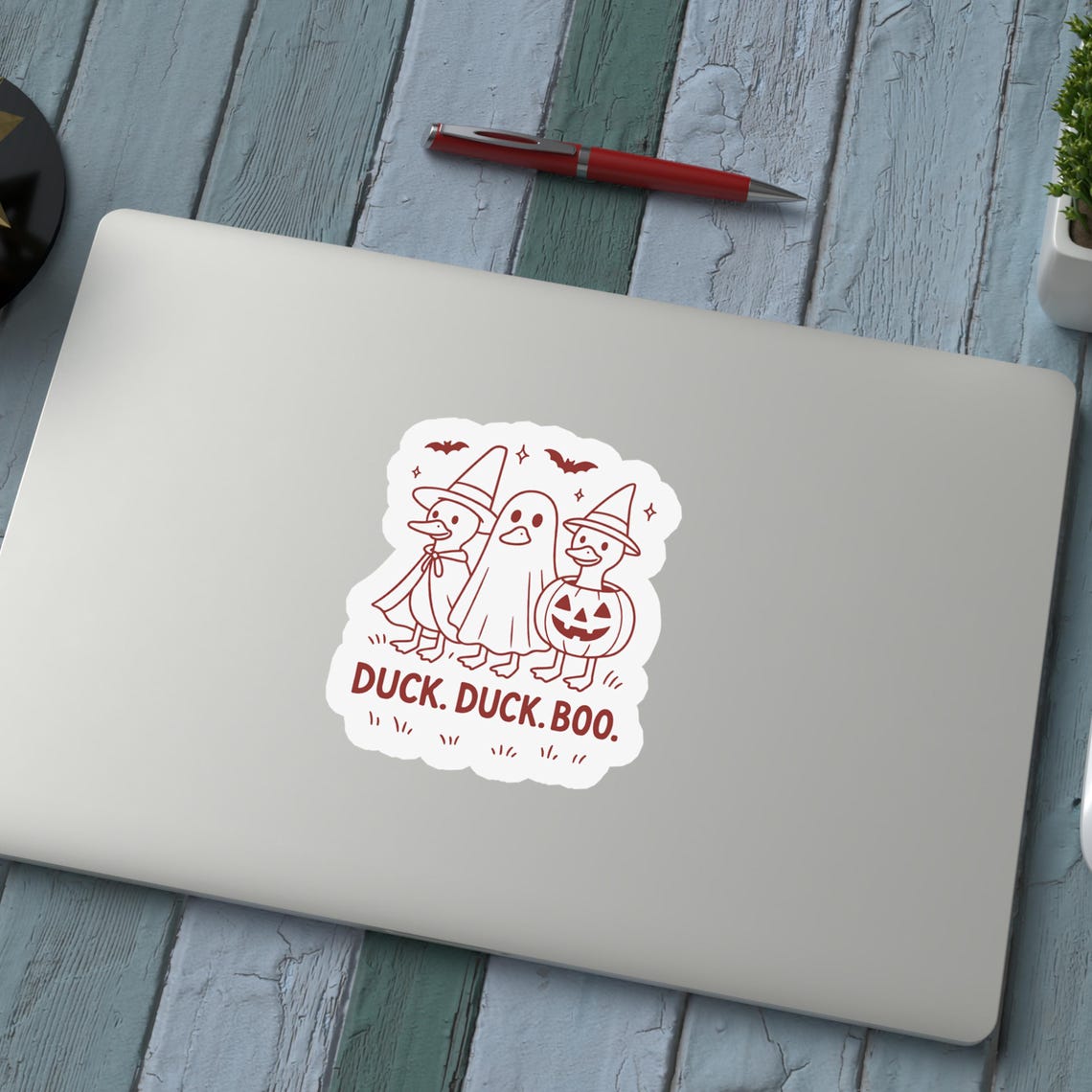Funny Duck Ghost Halloween PNG: Spooky Goose Design, Trick or Treat - Etsy