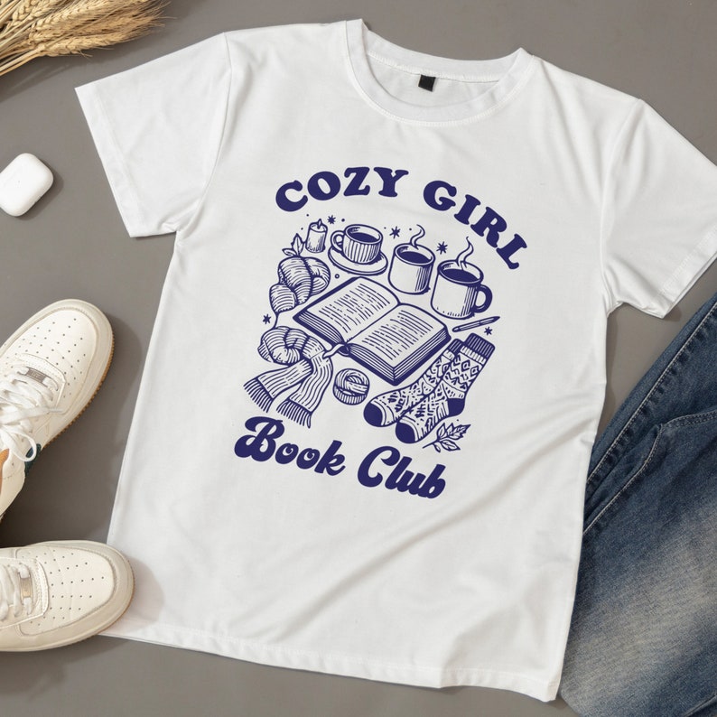Cozy Girl Book Club SVG PNG: Artsy Graphic Design (digital Download) - Etsy