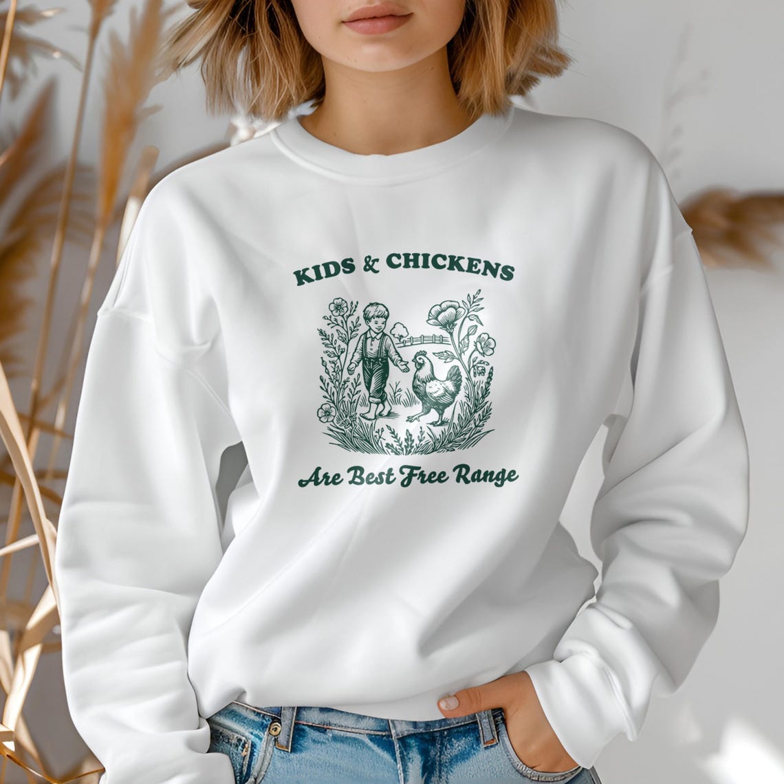 Home Sweet Homestead SVG: Kids & Chickens Design (digital Download) - Etsy