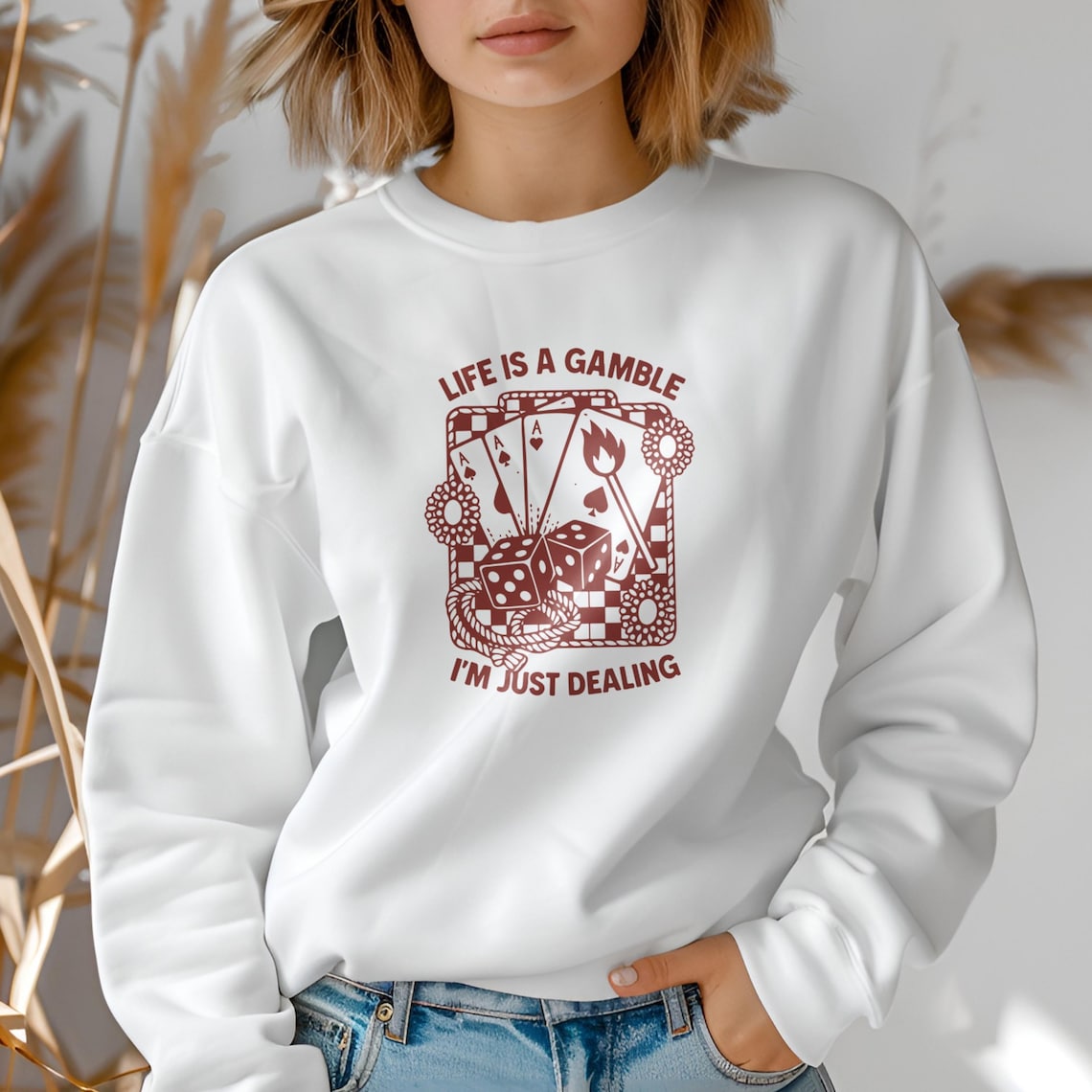 Life is a Gamble PNG SVG: Retro Western Sublimation (digital Download ...