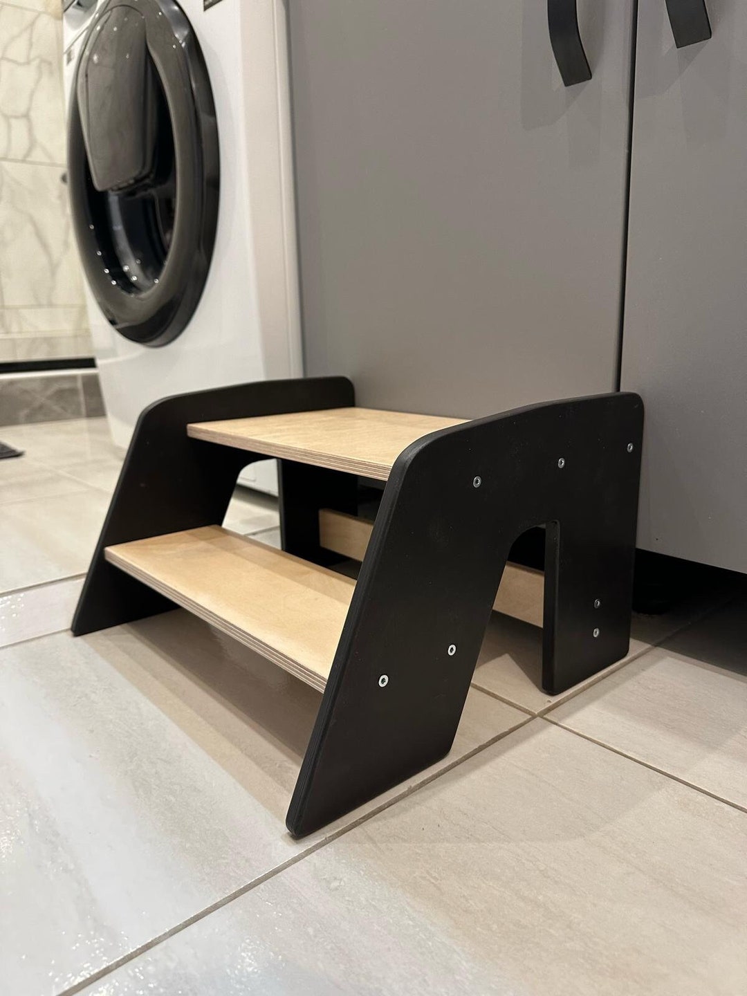 Wooden Step Stool Mini, Step Stool Mini for Kids, Solid Wood Montessori ...