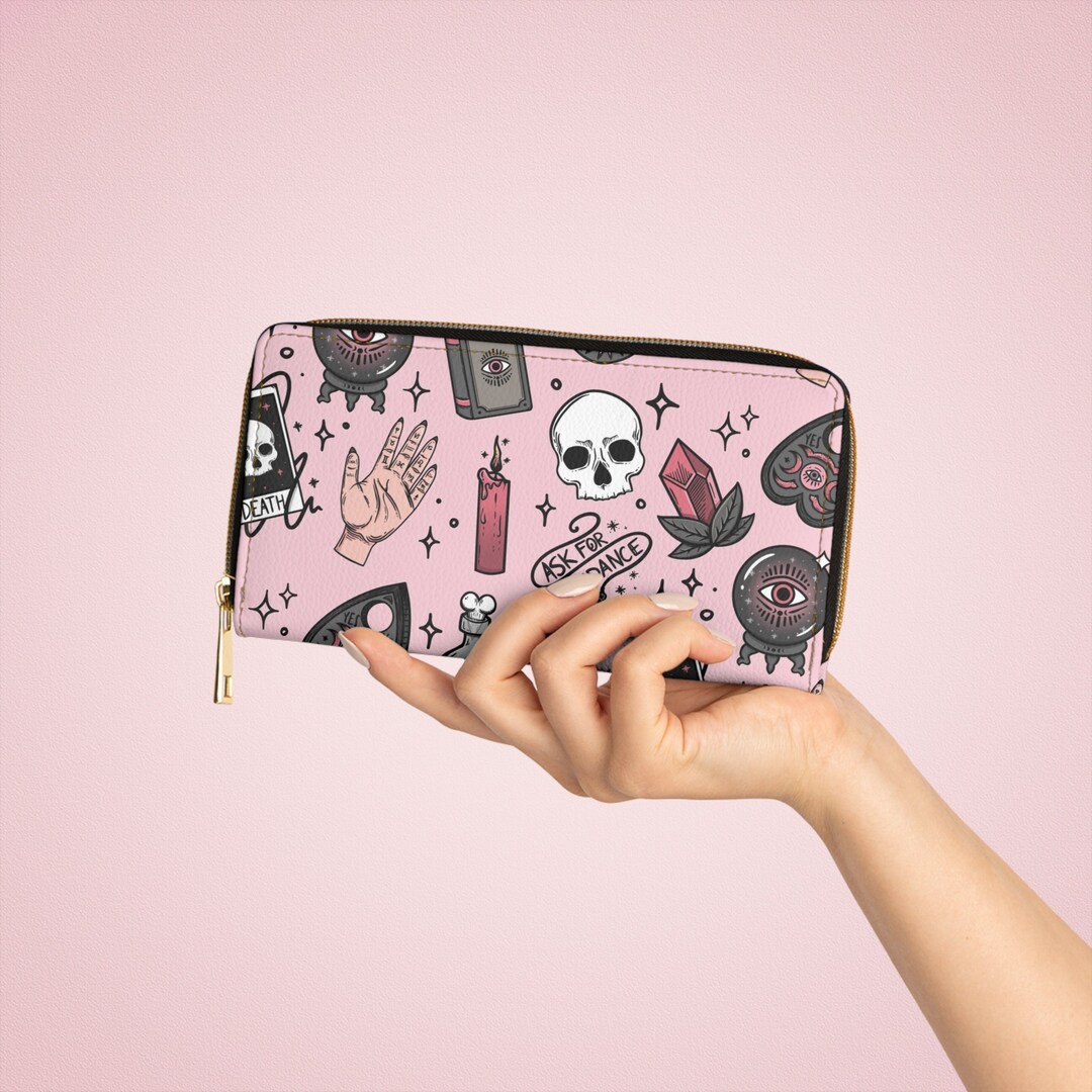 Goth Talisman Fortune Dark Academia Zipper Wallet Whimsigoth ...
