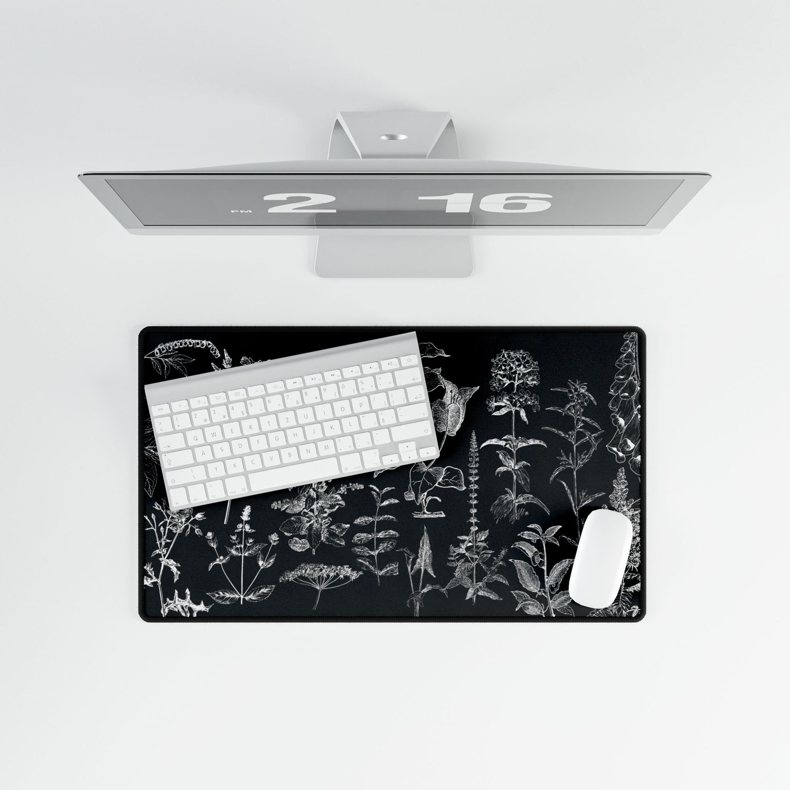 Botany Occult Mousepad Gothic Dark Academia Desk Mat Mouse Keyboard Pad ...
