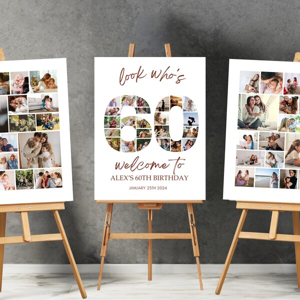 60th Birthday Poster - Etsy