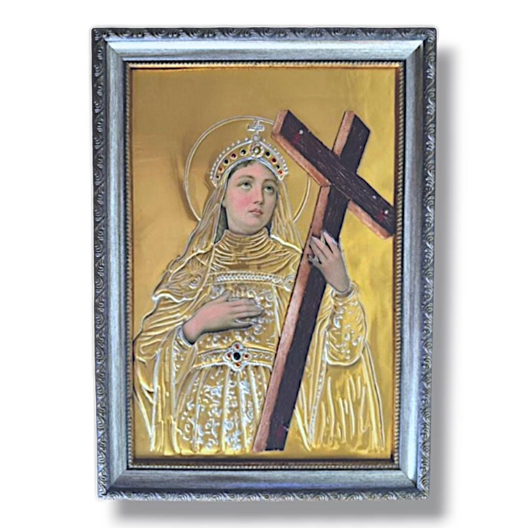 Saint Helen Icon, Handmade Icon of St. Helen of Alexandria, Christian ...