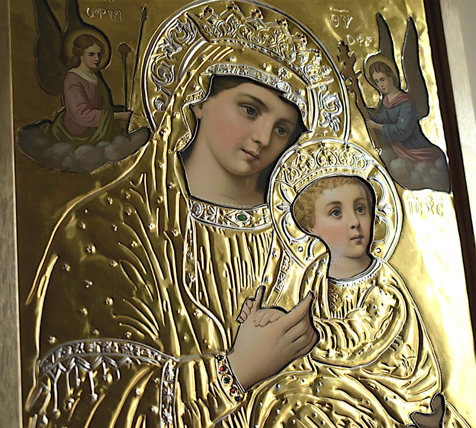 Virgin Mary Icon / Holy Mary Icon / Mother of Jesus / Theotokos Icon ...