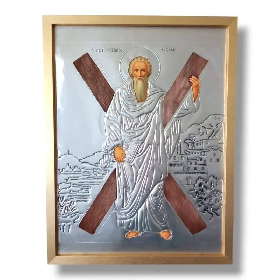 Saint Andrew Icon-greek Orthodox Icon-byzantine Icon-Αγιος Ανδρέας - Etsy