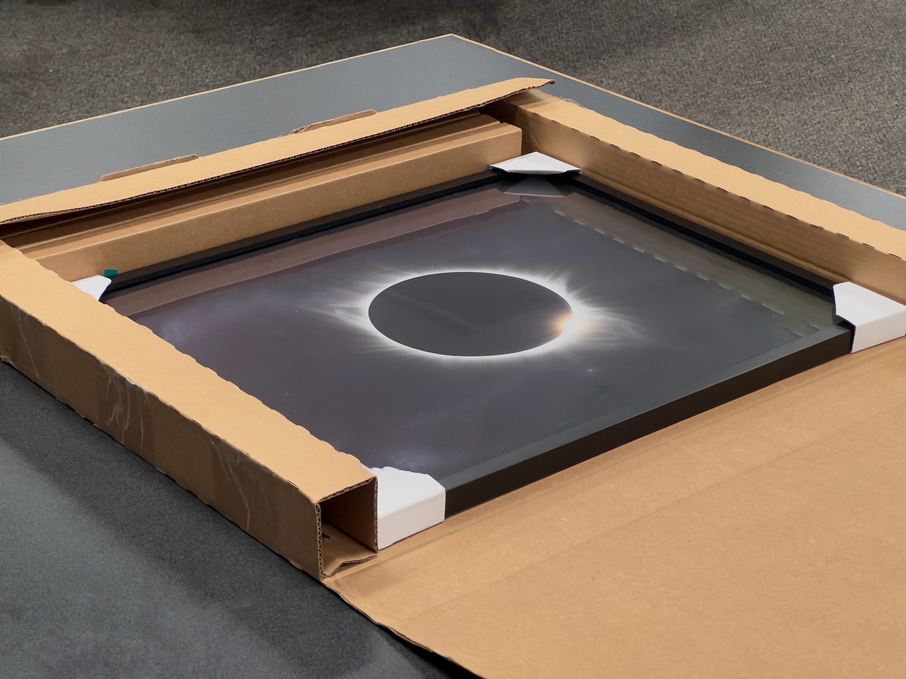 2024 Total Solar Eclipse Framed Poster - Etsy