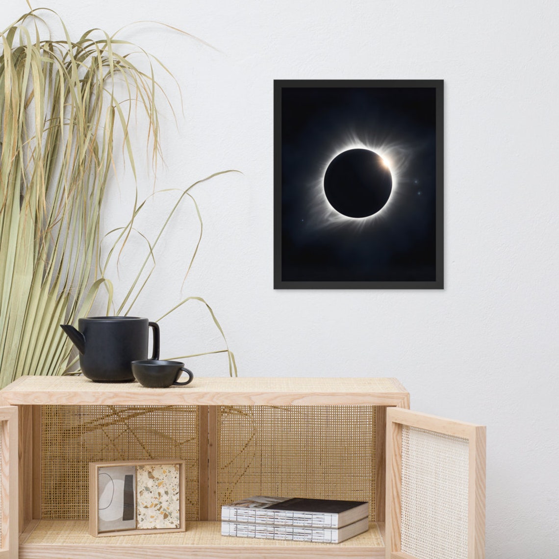2024 Total Solar Eclipse Framed Poster - Etsy