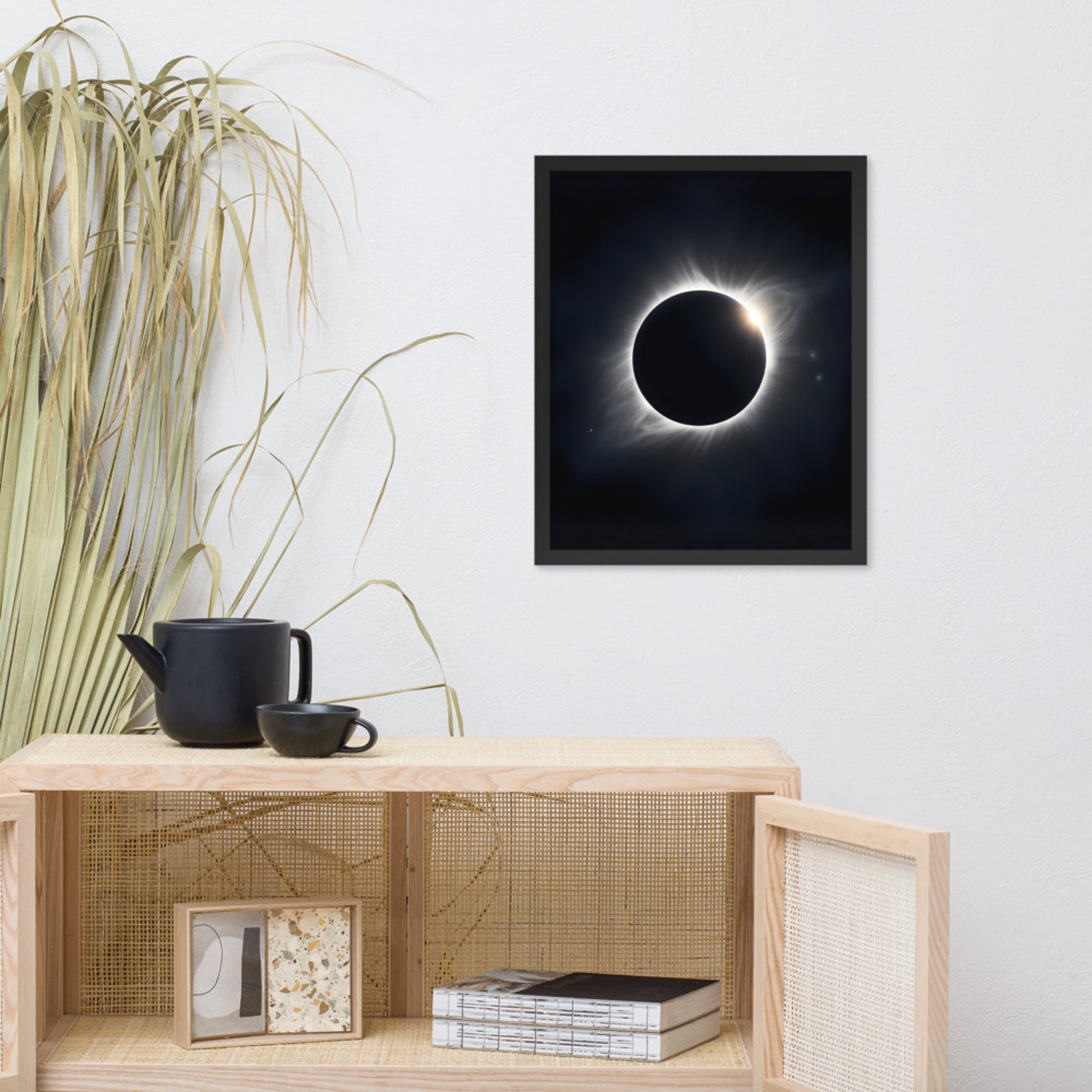 2024 Total Solar Eclipse Framed Poster - Etsy