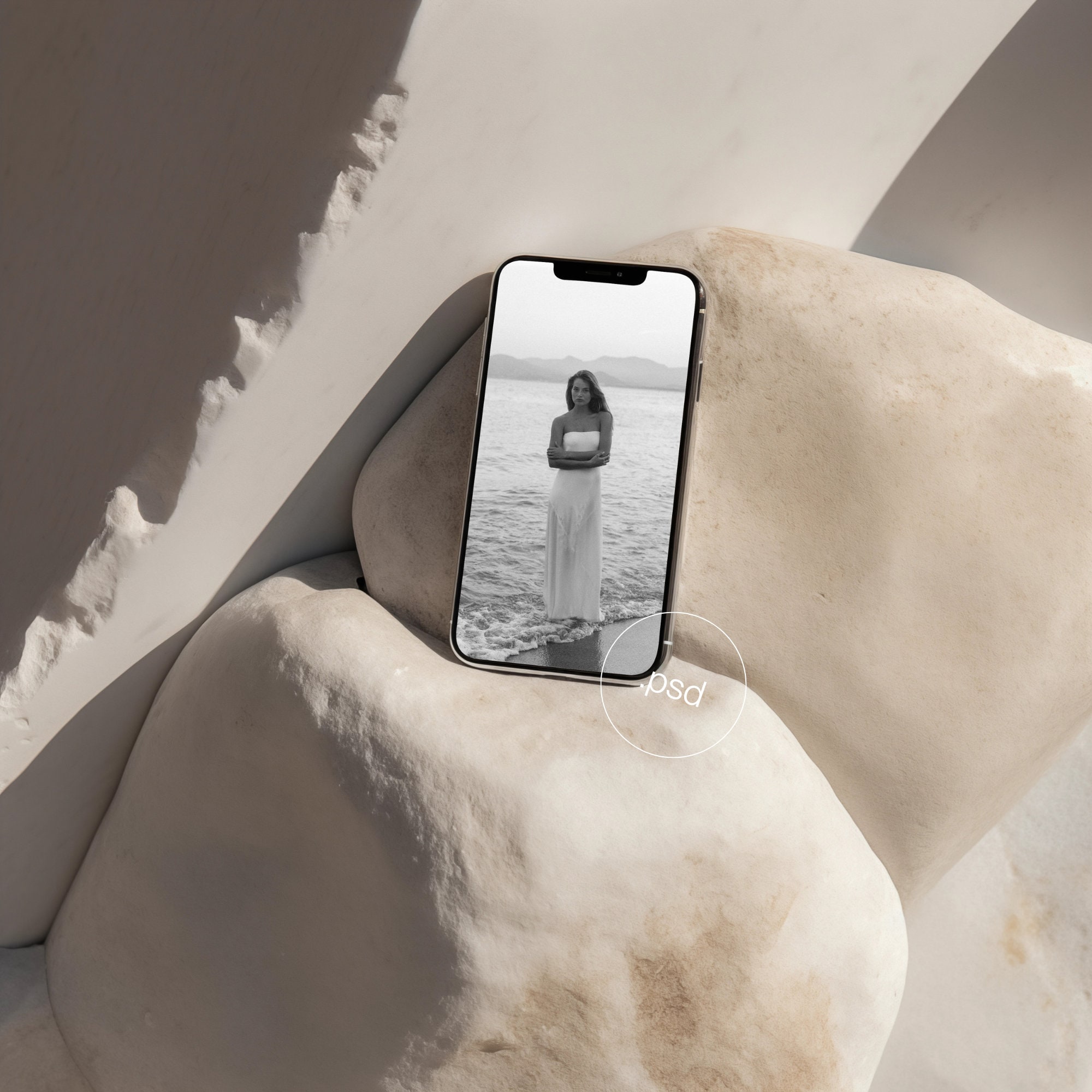 IPhone Mockup Clean & Minimalistic Device Mockup Neutral Aesthetic ...