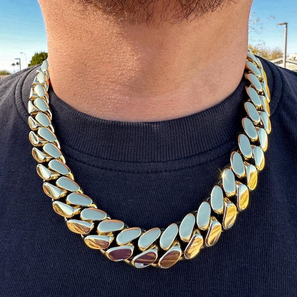 Real 10 Karat Gold Chains - Etsy