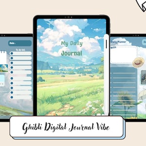 Ghibli Digital Journal - Etsy