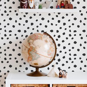 Dalmatian Polka Dot Wallpaper Spots, Removable Peel & Stick Design ...