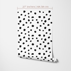 Dalmatian Polka Dot Wallpaper Spots, Removable Peel & Stick Design ...