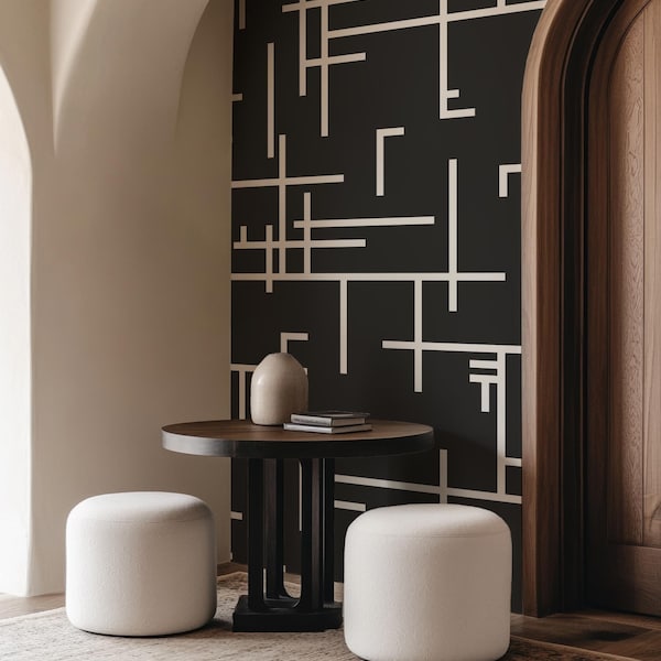 Abstract Line Wallpaper - Etsy