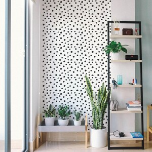 Dalmatian Polka Dot Wallpaper Spots, Removable Peel & Stick Design ...