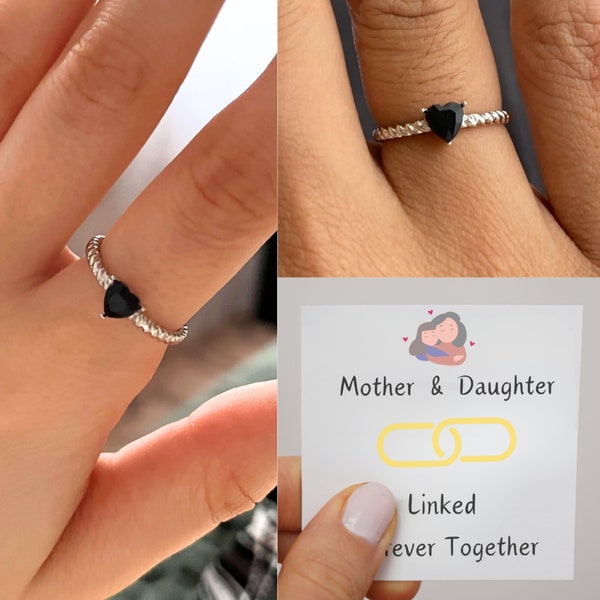 Adjustable Mother Daughter Rings - Etsy