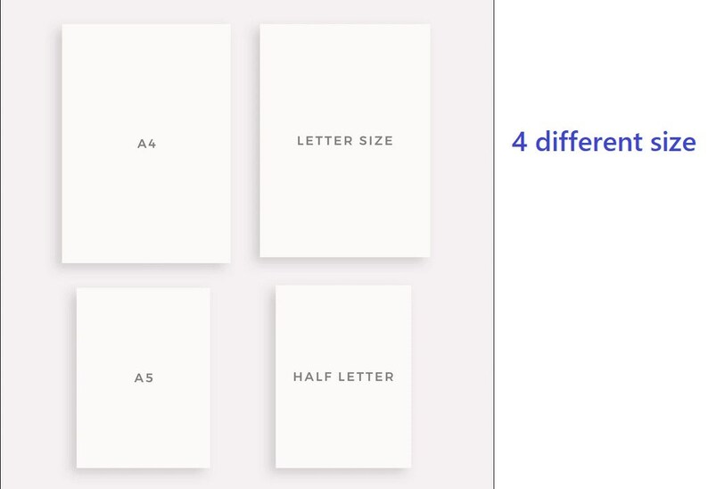 Printable Blank Table Fill In, With Date, Title and Page, Horizontal ...