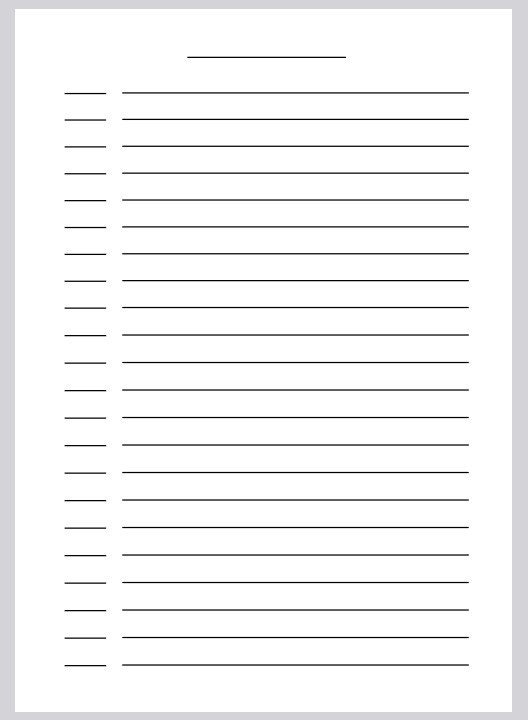 Document and Table Forms 4 Pieces of Blank Forms to Print Out and Fill ...