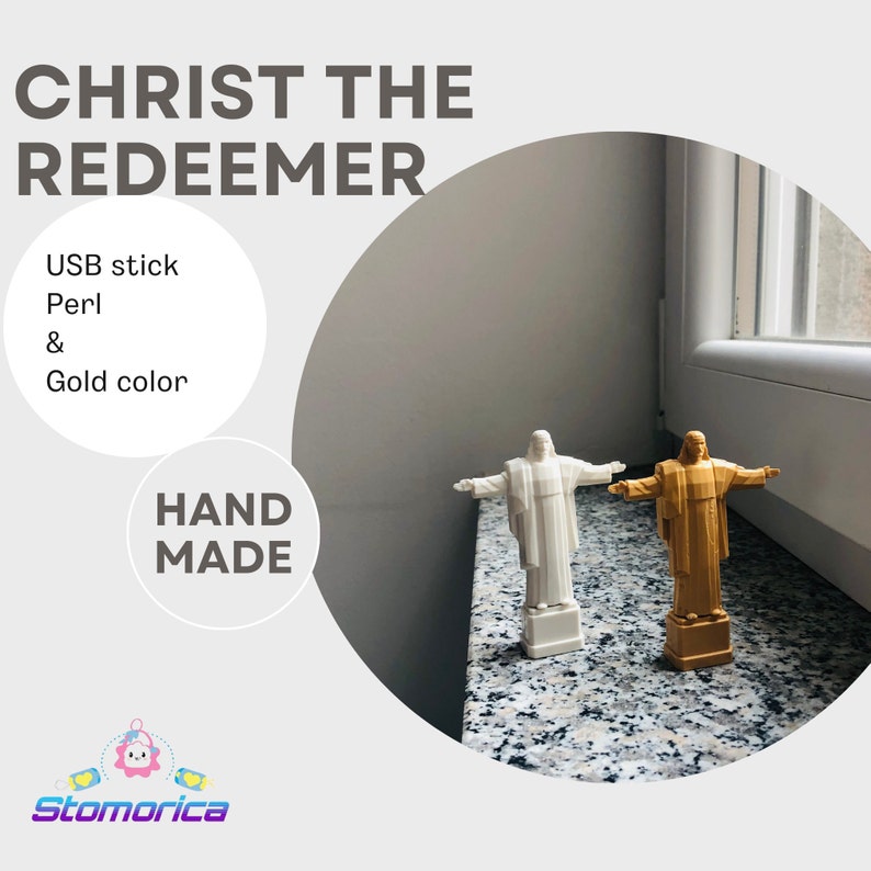 Jesus Christ the Redeemer USB Flash Drive: Artful Storage With a Divine ...