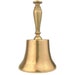 Vintage Solid Brass Hand Bell, Antique Brass School Bell, Brass Table ...