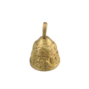 Vintage Brass Bell, Antique Brass Bell, Cast Brass Bell, Antique Church ...