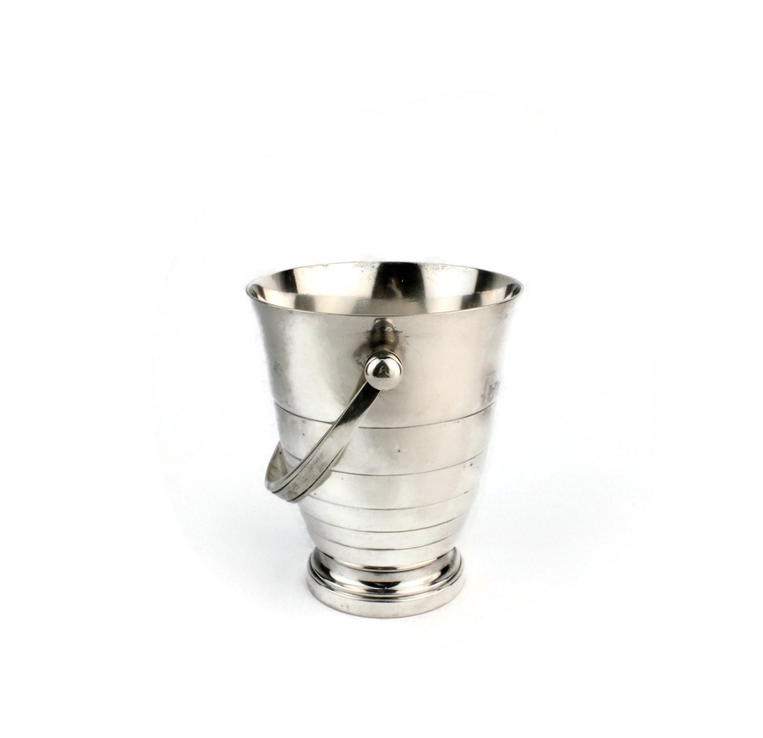 Silver Plated Ice Bucket, Market Silver Ice Bowl, Vintage Silver ...