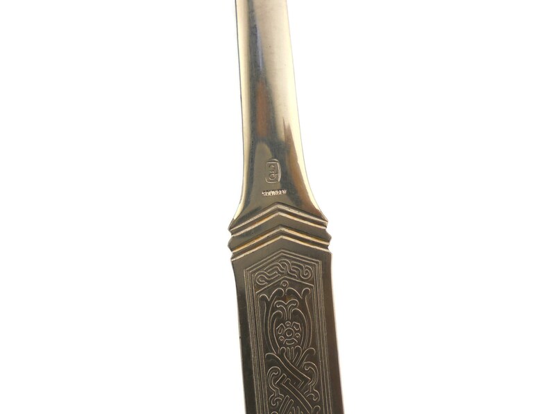 German Solingen Letter Opener, Large Ornate Envelope Opener, Vintage ...