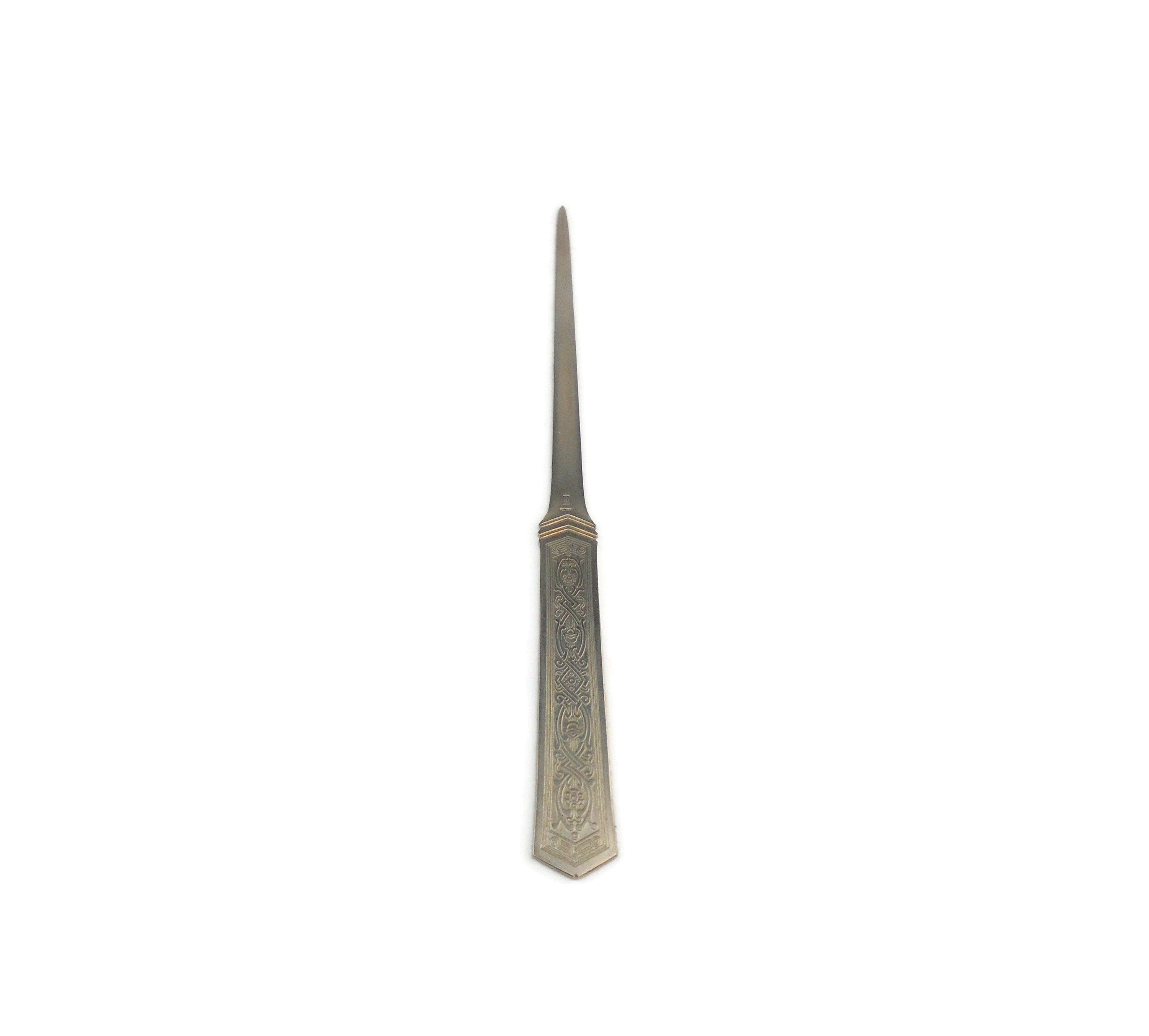 German Solingen Letter Opener, Large Ornate Envelope Opener, Vintage ...