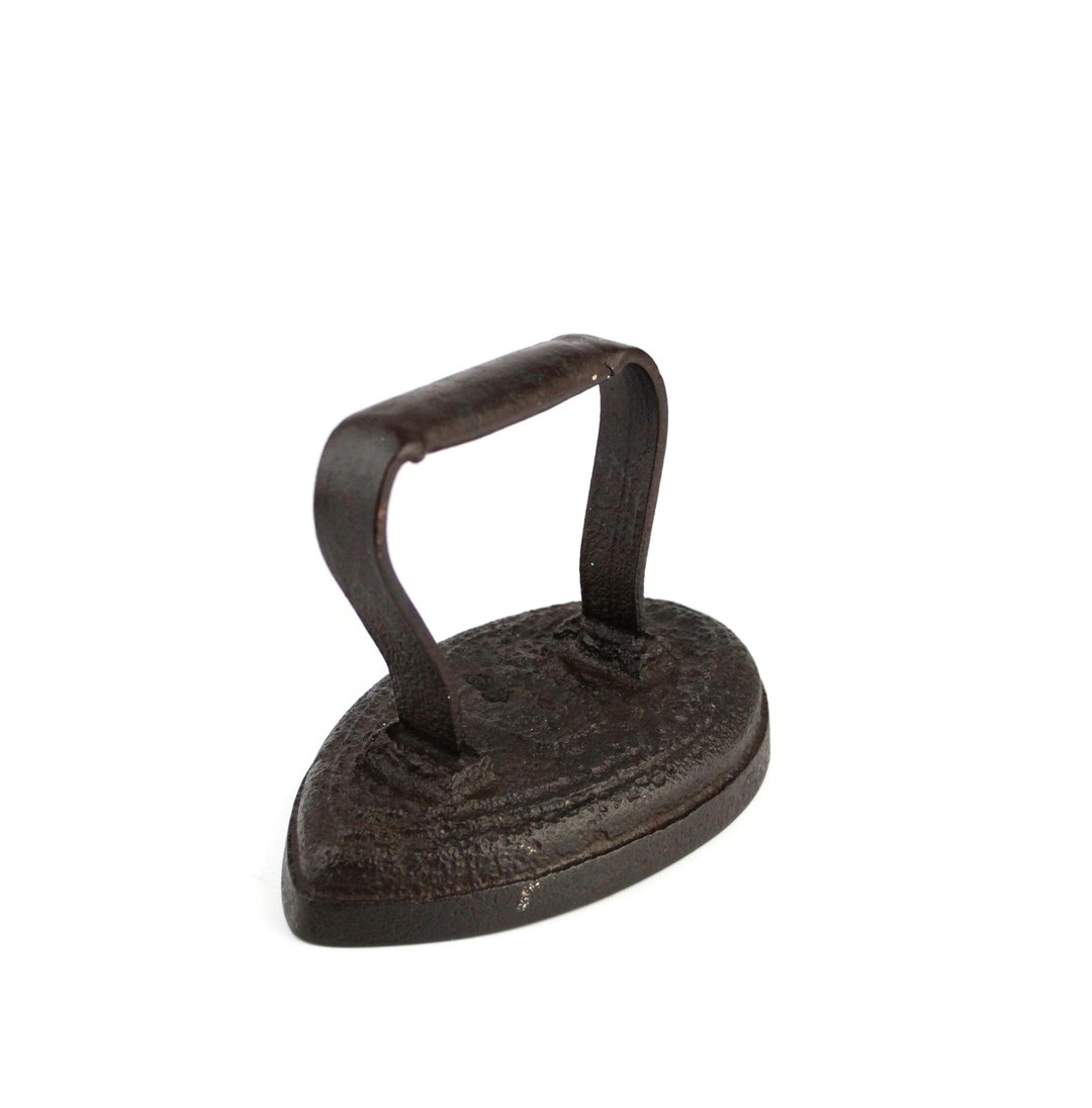 Antique French Clothes Iron, Cast Iron Sad Iron, Antique Flat Iron ...