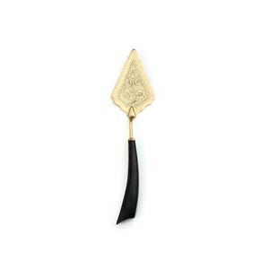 Antique French Cake Spatula With Ornate, Brass Cake Serving Accessory ...