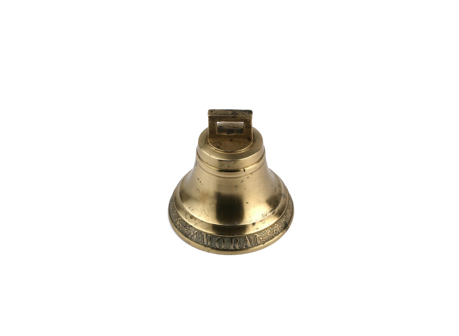 Antique Bronze Bell, Cast Bronze Bell, FMM Mora Hanging Bell, Vintage ...