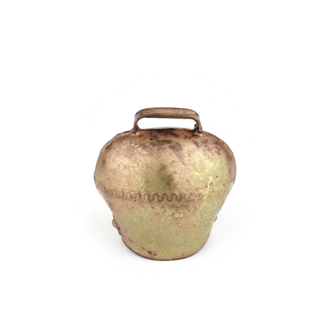 Vintage Swiss Cow Bell, Antique Cow Bell Switzerland, Swiss Made Metal ...