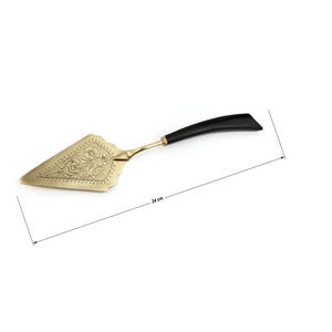 Antique French Cake Spatula With Ornate, Brass Cake Serving Accessory ...