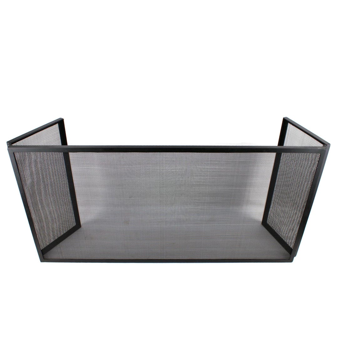 Vintage Iron Fireplace Screen, Fireplace Accessory, Metal Fire Screen ...