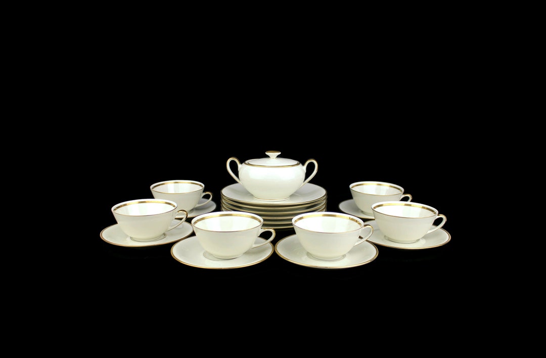 Ceramic Tea Set, Bavarian Coffee Set, German Ceramic Tea Coffee Set of ...