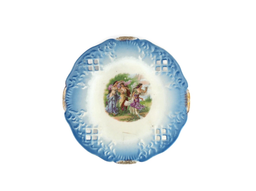 Ceramic Bavarian Wall Hanging Plate, Vintage Wall Plate With ...