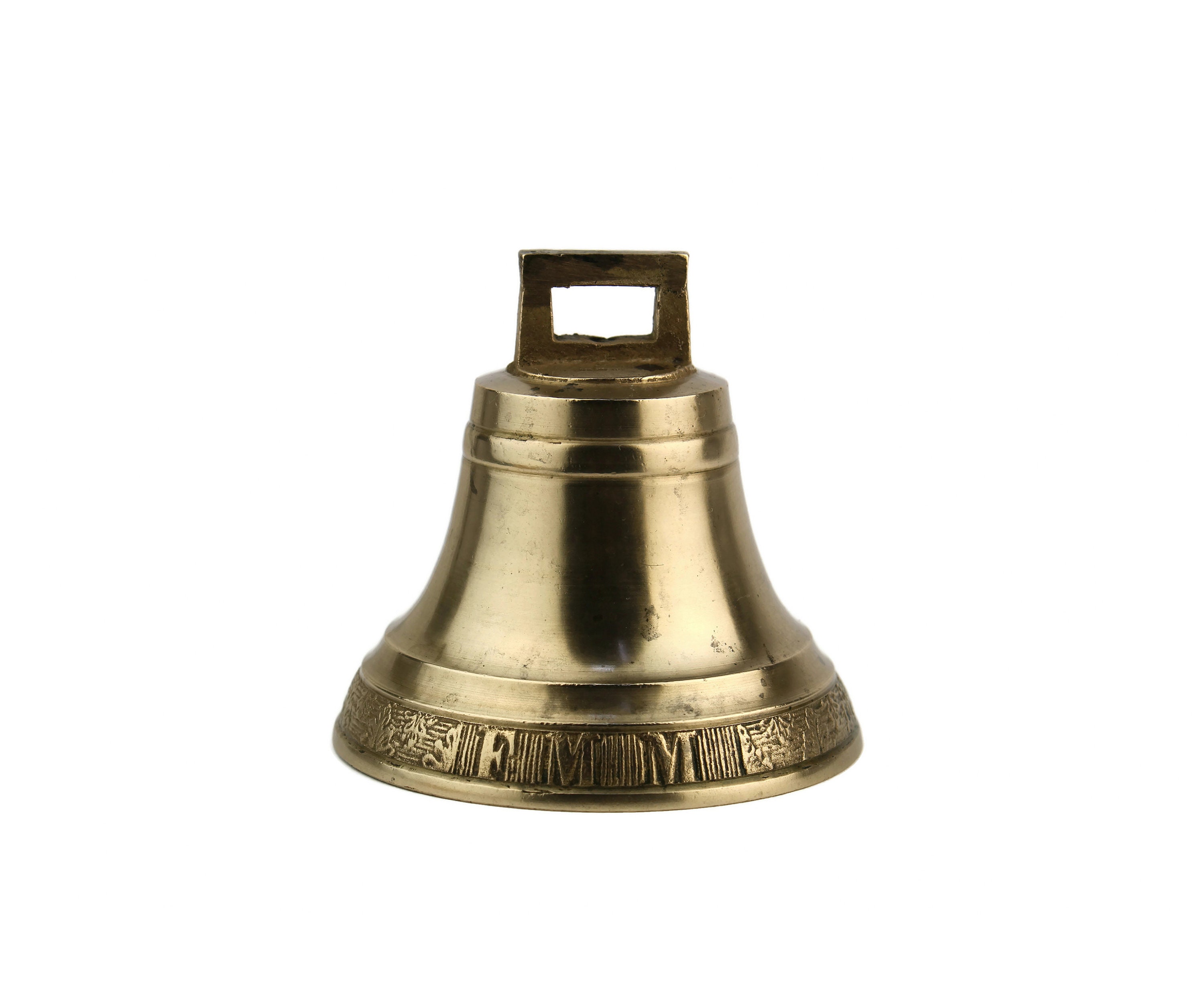 Antique Bronze Bell, Cast Bronze Bell, FMM Mora Hanging Bell, Vintage ...