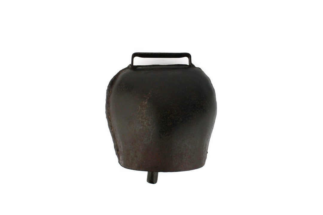 Vintage Swiss Cow Bell, Antique Cow Bell Switzerland, Swiss Made Metal ...