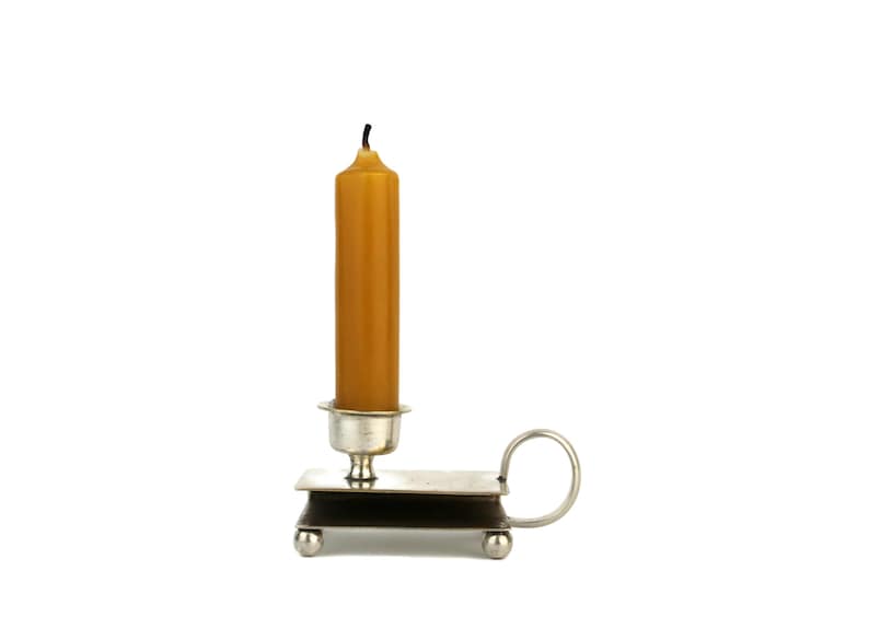Silver Plated Matchbox and Candle Holder, Candle Holder With Match Box ...