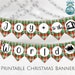 Printable Nativity Plaid Banner, "joy to the World" Christmas Garland ...