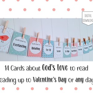 God's Love Is...printable Valentine's Scripture Cards for Banner ...