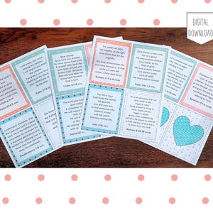 God's Love Is...printable Valentine's Scripture Cards for Banner ...