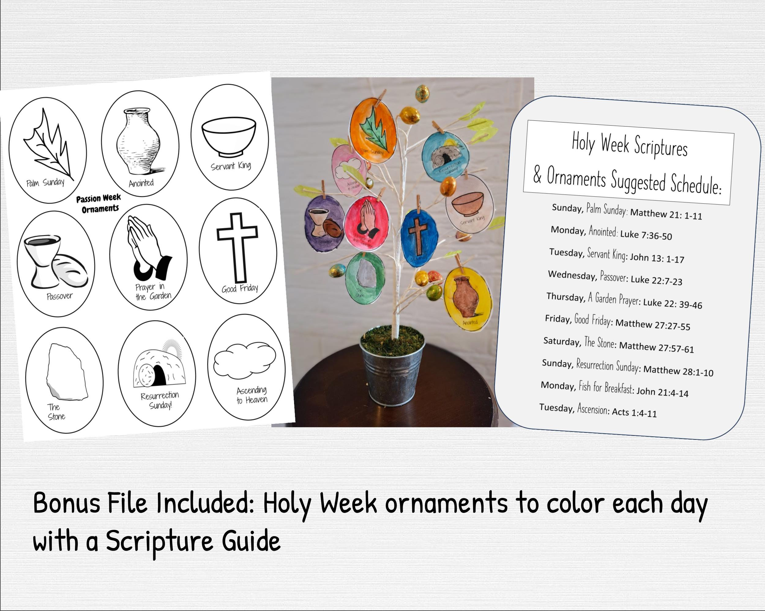 Hosanna/palm Sunday Coloring Banner Printable Craft - Etsy