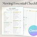 New Home Essentials Checklist | New Home Checklist Printable | First ...